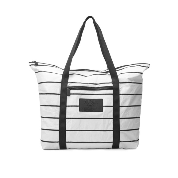 ALOHA Collection | Bags | Aloha Collection Pinstripe Day Tripper Tote ...